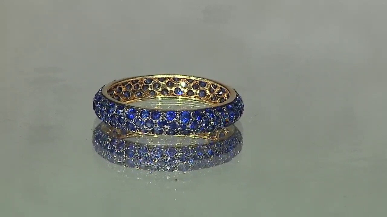 Gouden ring met blauwe saffieren (Estée Collection)-4672OB | Juwelo ...